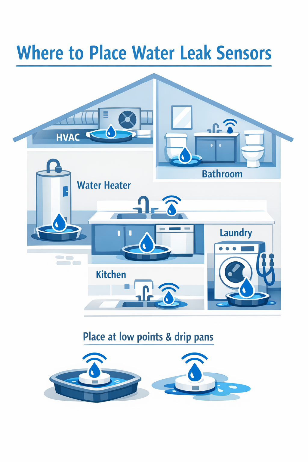Water Leak Detectors: Best Sensor Placement to Prevent Costly Damage